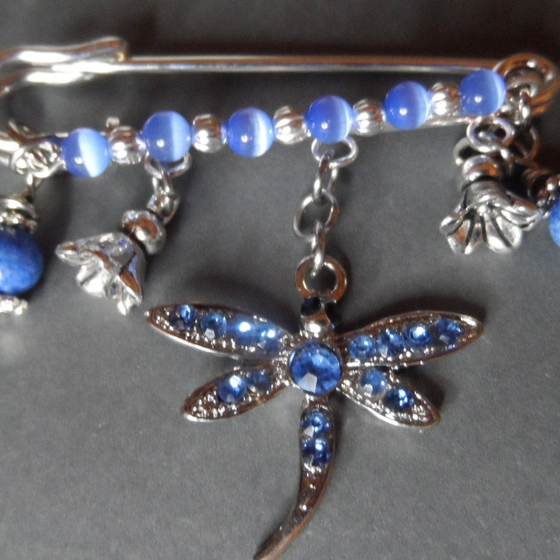 Dragonfly Shawl Pin - Etsy
