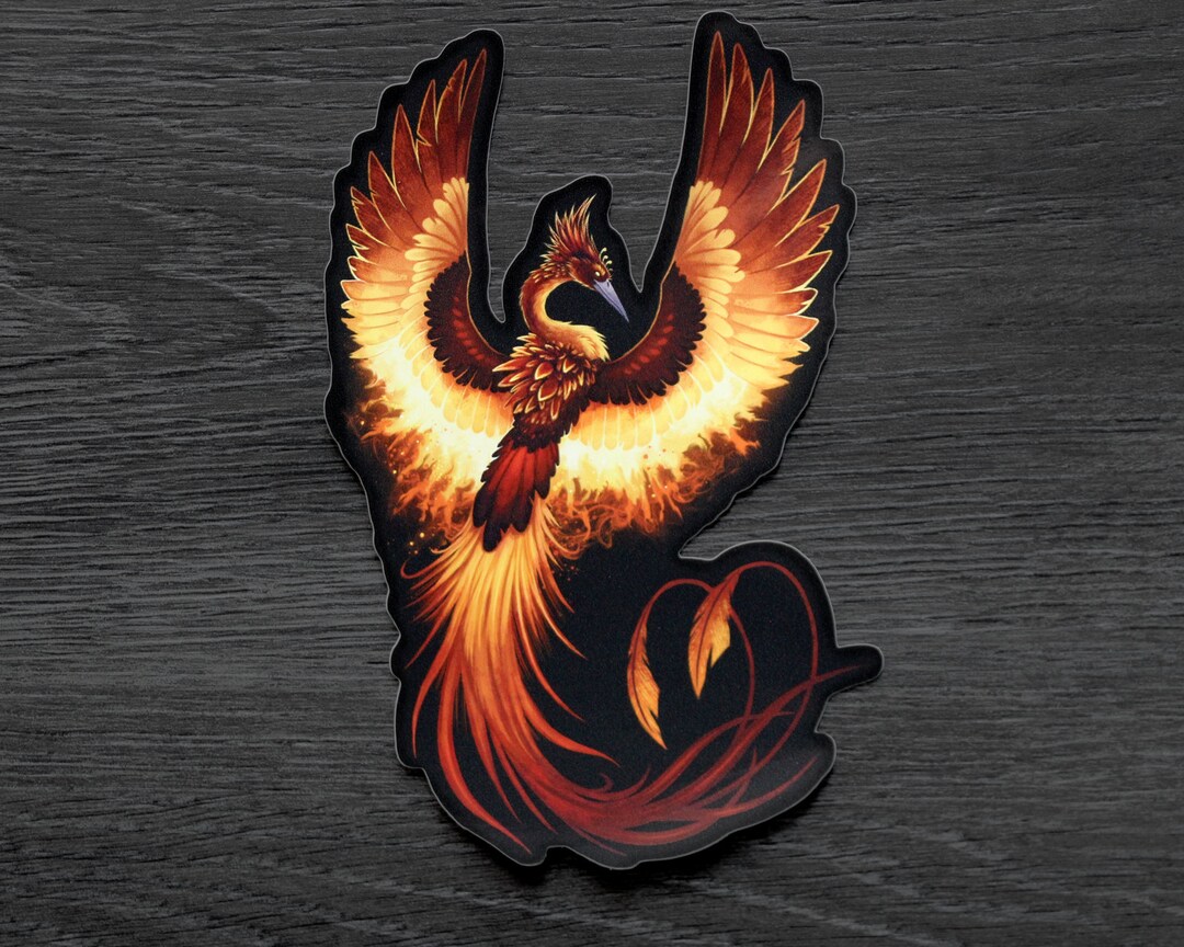 Phoenix - Vinyl Sticker - Etsy
