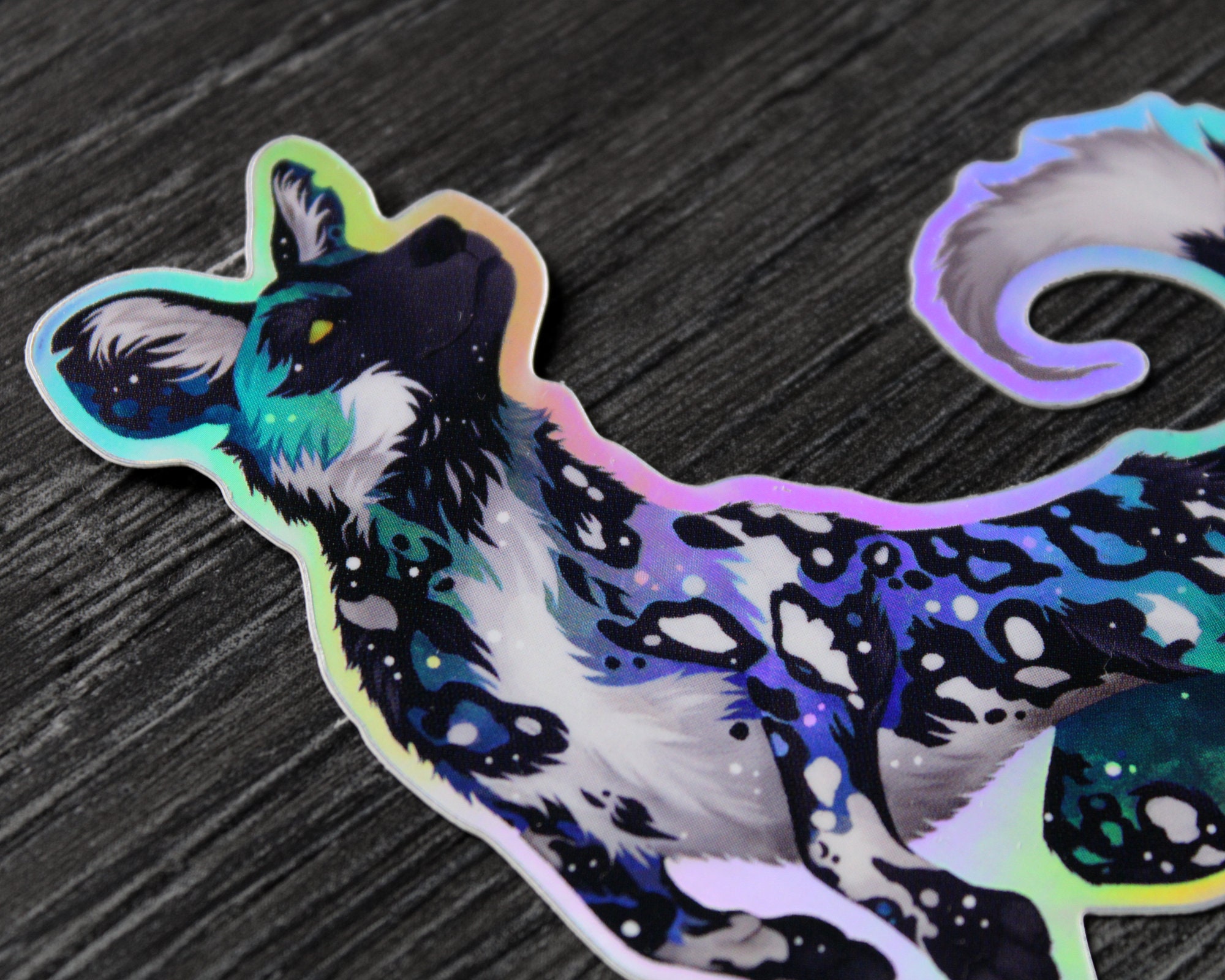 Cosmic Painted Dogs - Vinyl Stickers - Etsy
