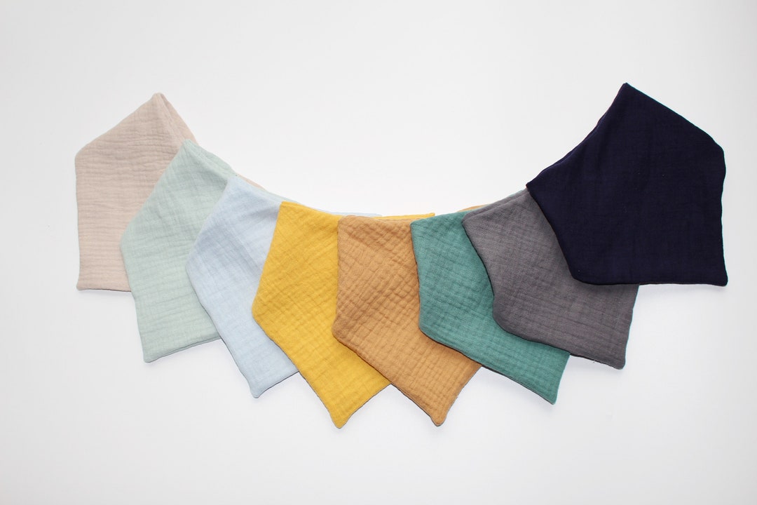 Baby Bibs Gender Neutral Colors CHOOSE YOUR COLORS Handmade - Etsy