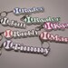ROBLOX Personalized Custom Name Tag, Keychain, Keyring, Zipper Pull ...