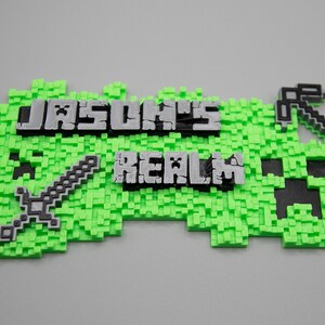 3D Minecraft Door Sign - Etsy