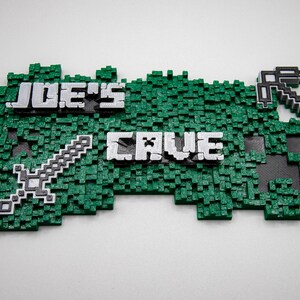 3D Minecraft Door Sign - Etsy
