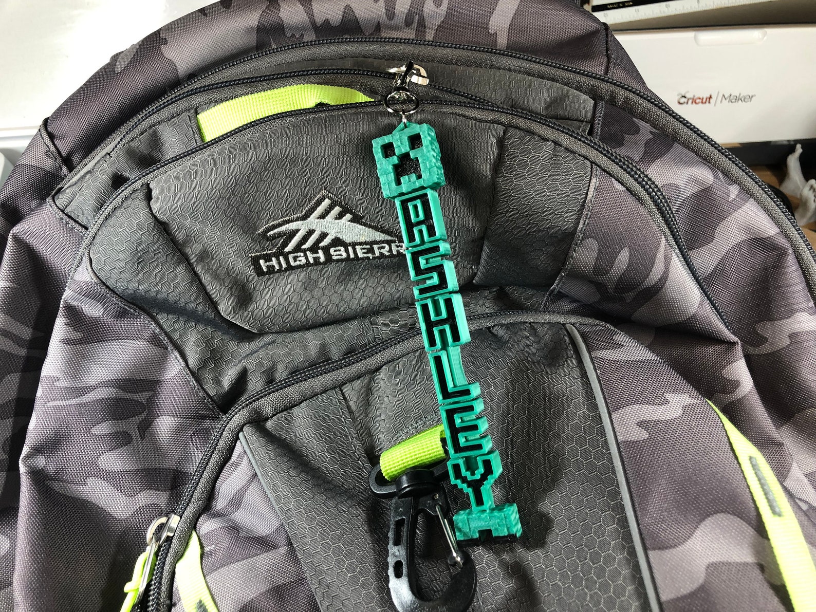 Minecraft Creeper Personalized Custom Name Tag, Keychain, Keyring ...