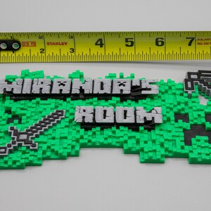 3D Minecraft Door Sign - Etsy