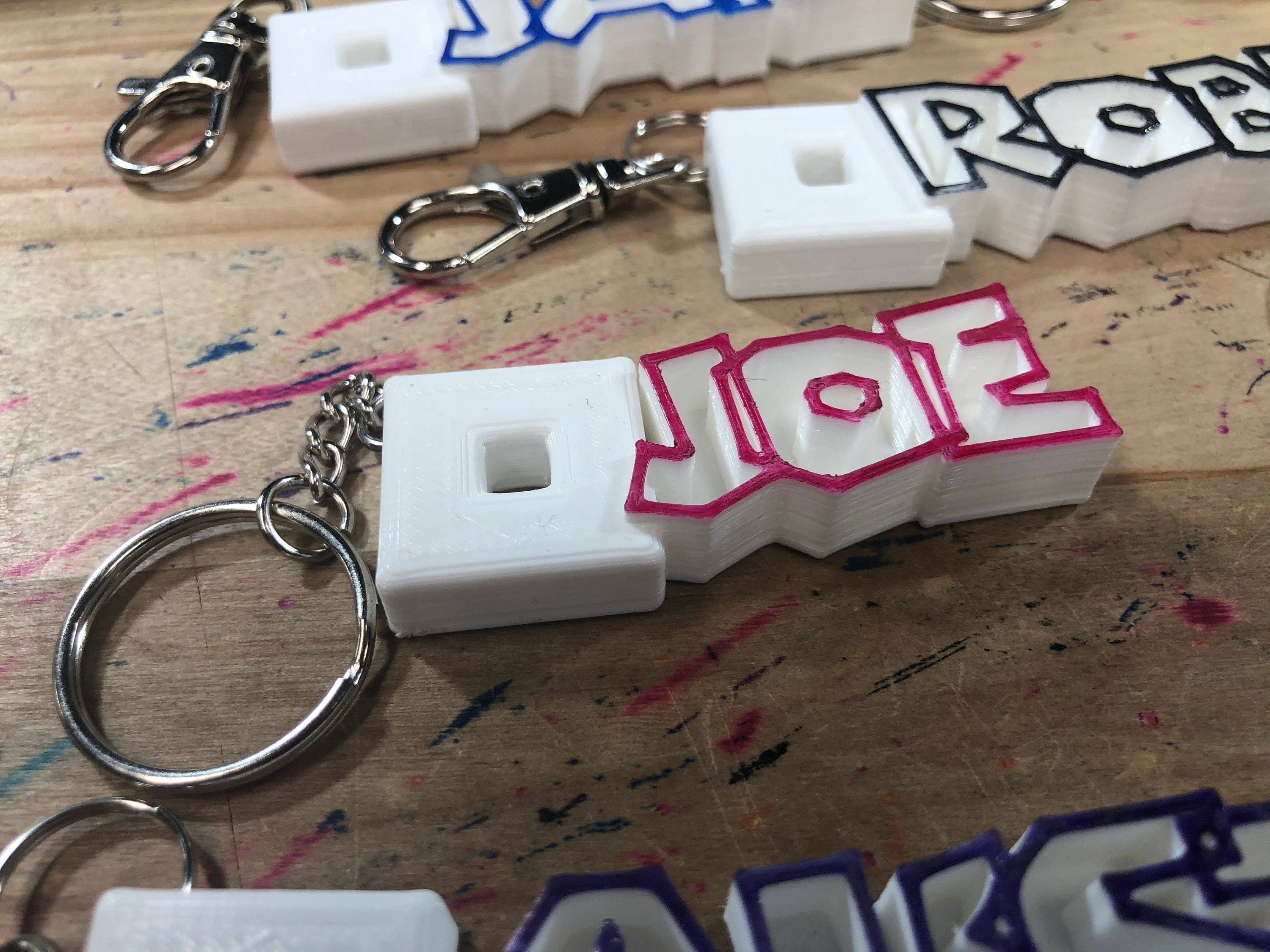 ROBLOX Personalized Custom Name Tag Keychain Keyring Zipper | Etsy ...