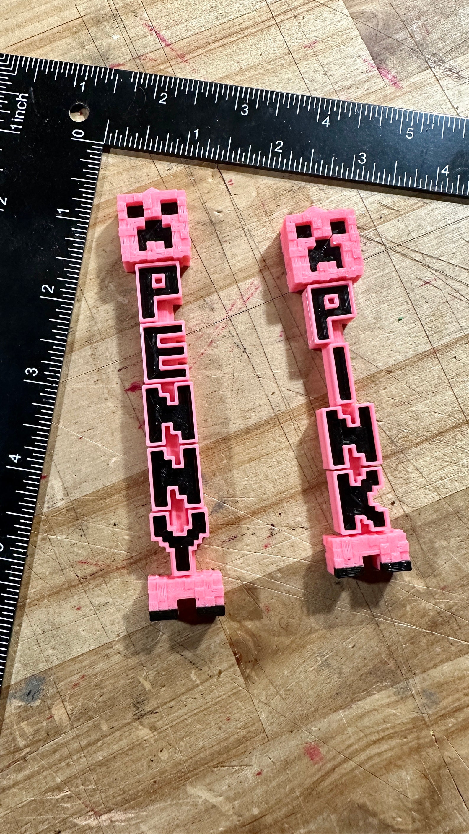 Minecraft Creeper Personalized Custom Name Tag, Keychain, Keyring ...