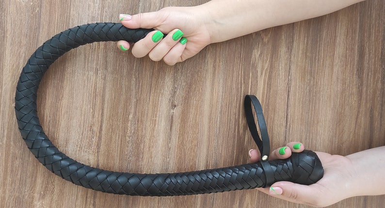 Extremely Hard Black Whip Sjambok 70cm/27.5 Tailless | Etsy