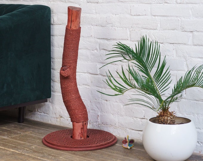 Cat Scratching Post Cat Scratching Tree. Unique Cat Trees - Etsy