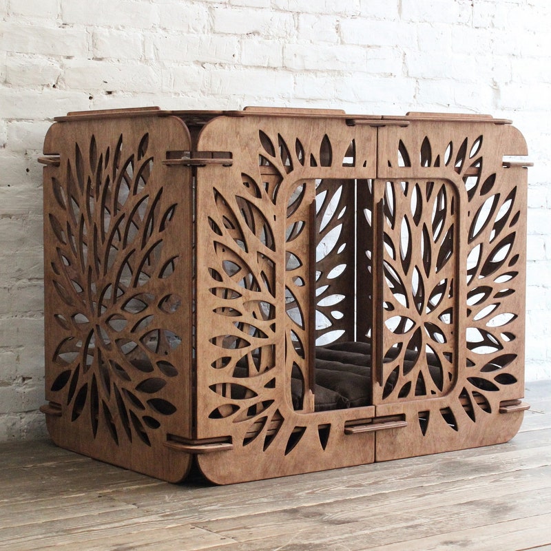 Modern Dog Crate - Etsy