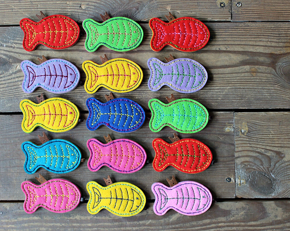 Cat Toys - Fish Bones 3pc. Cat Toys Catnip, Catnip Toys, Felt Cat Toys ...