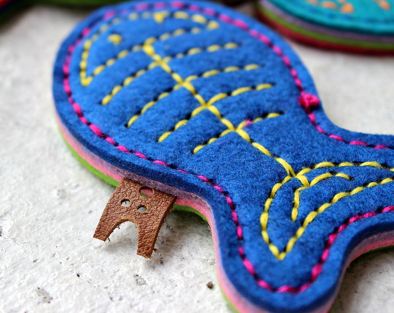 Cat Toys - Fish Bones 3pc. Cat Toys Catnip, Catnip Toys, Felt Cat Toys ...