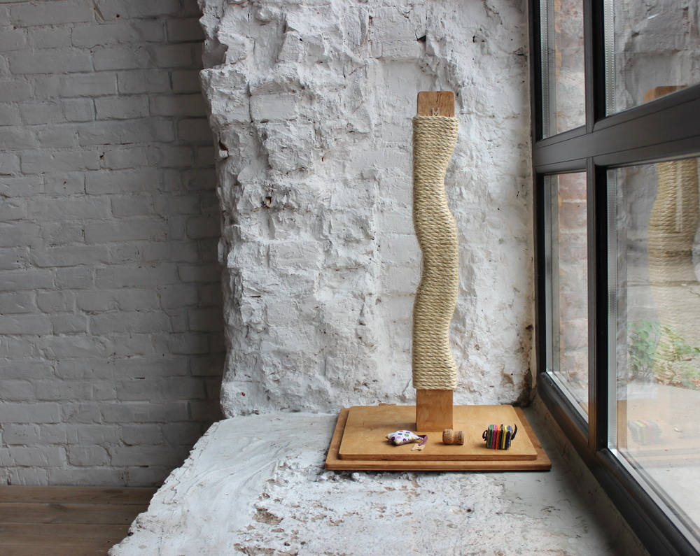 Cat Scratching Post Zig Zag 28.3 Inch. Cat Scratcher - Etsy