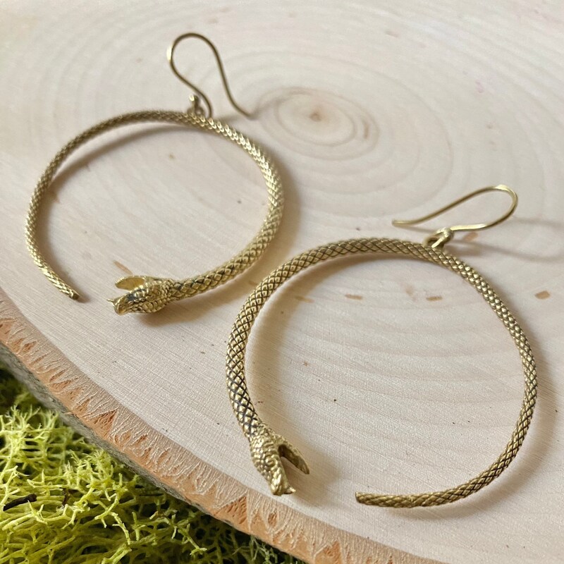 Ouroboros Earring - Etsy