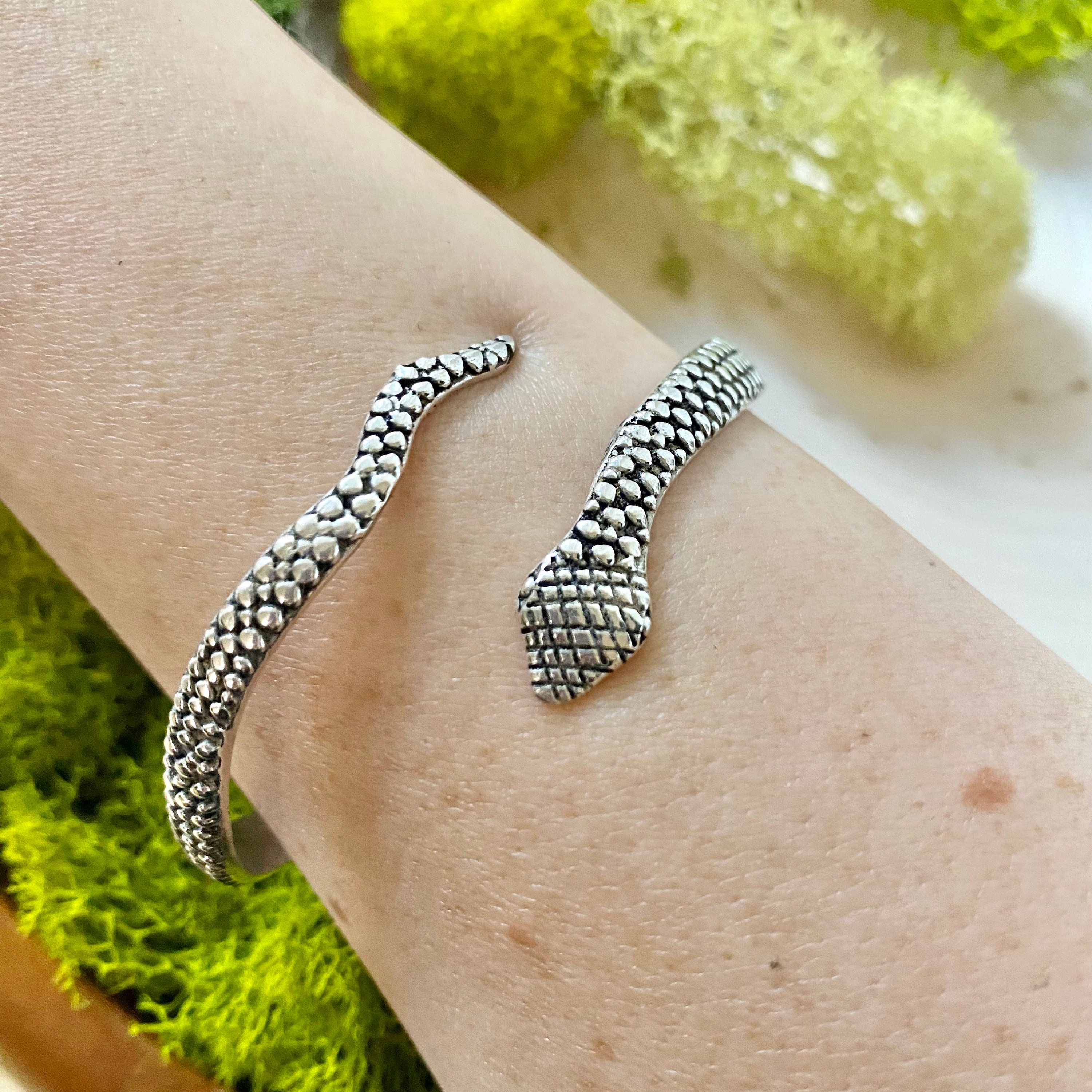 Snake Bracelet Serpent Bracelet Snake Bangle Snake Cuff - Etsy