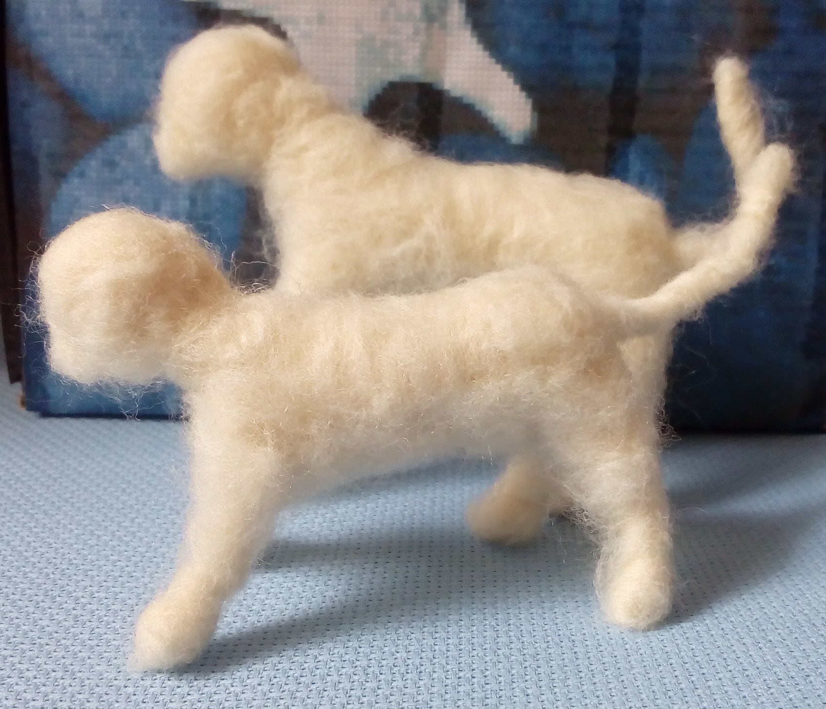 Base for Needle Felted Animal, Core , Frame of Cat Sculpture Craft Wool ...