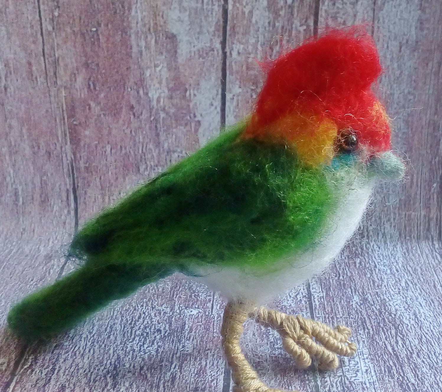 Needle Felted Colorful Bird. Needle Felted Animal. Needle - Etsy Australia