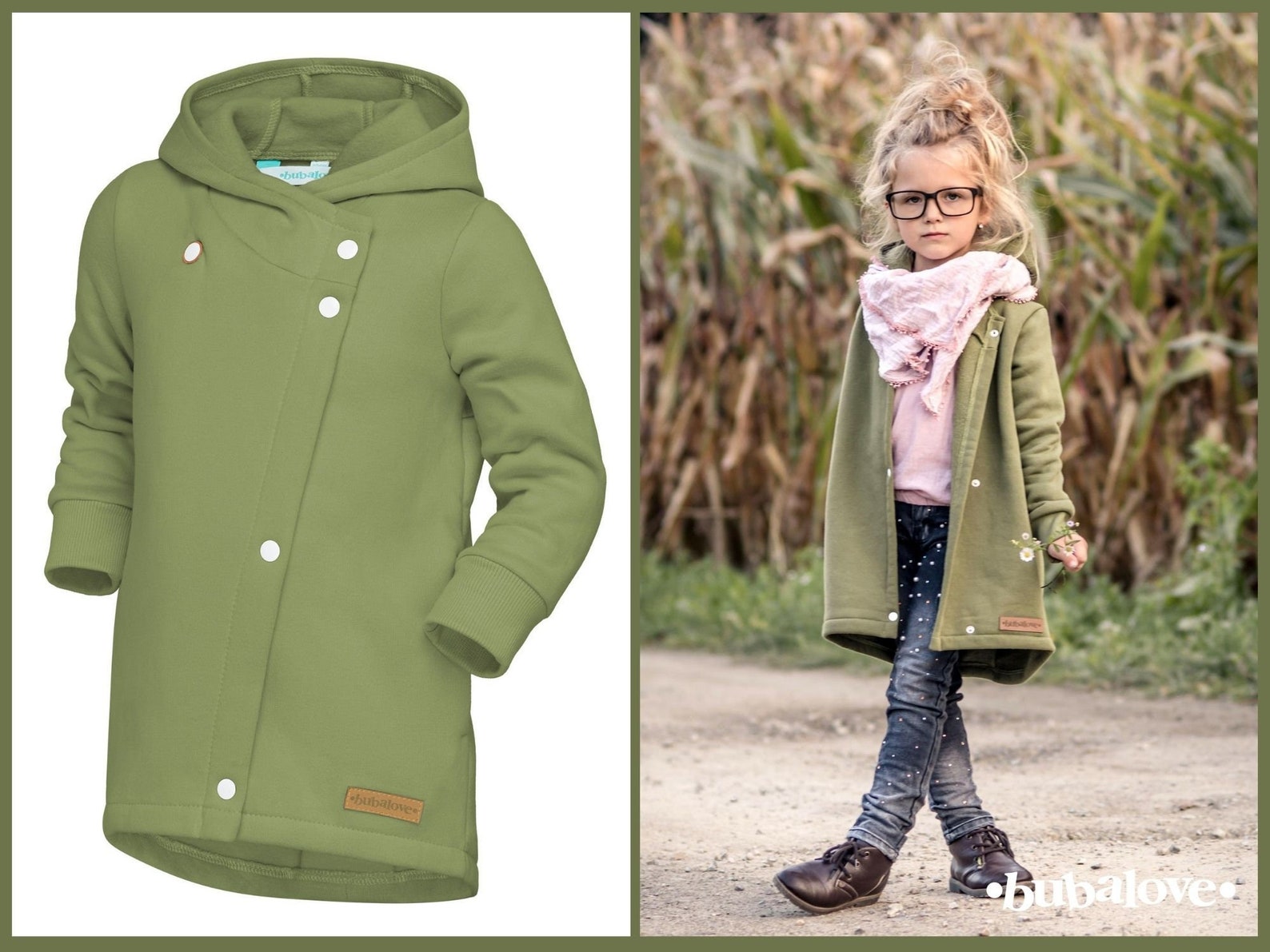 Children's Coat Girls Olive Coat Green Boys Jacket Boys - Etsy