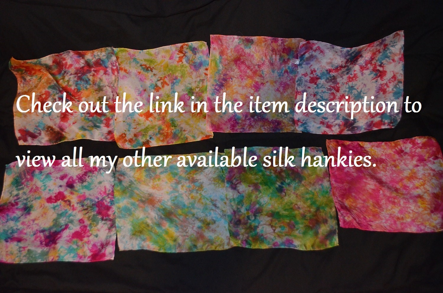 Hand Dyed Silk Hankies Ladies Hankies Unique Hankies | Etsy