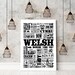 Traditional Funny Welsh Sayings Giclee Print or Canvas - Etsy UK