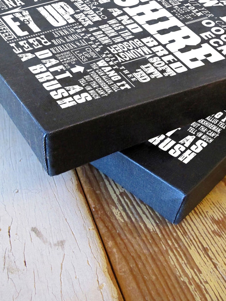 Traditional Geordie Sayings Giclee Print or Canvas, Newcastle Wall Art ...