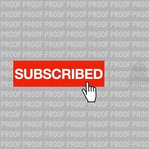 Youtube Subscribe and Bell Ring Animation With Sounds! - Etsy