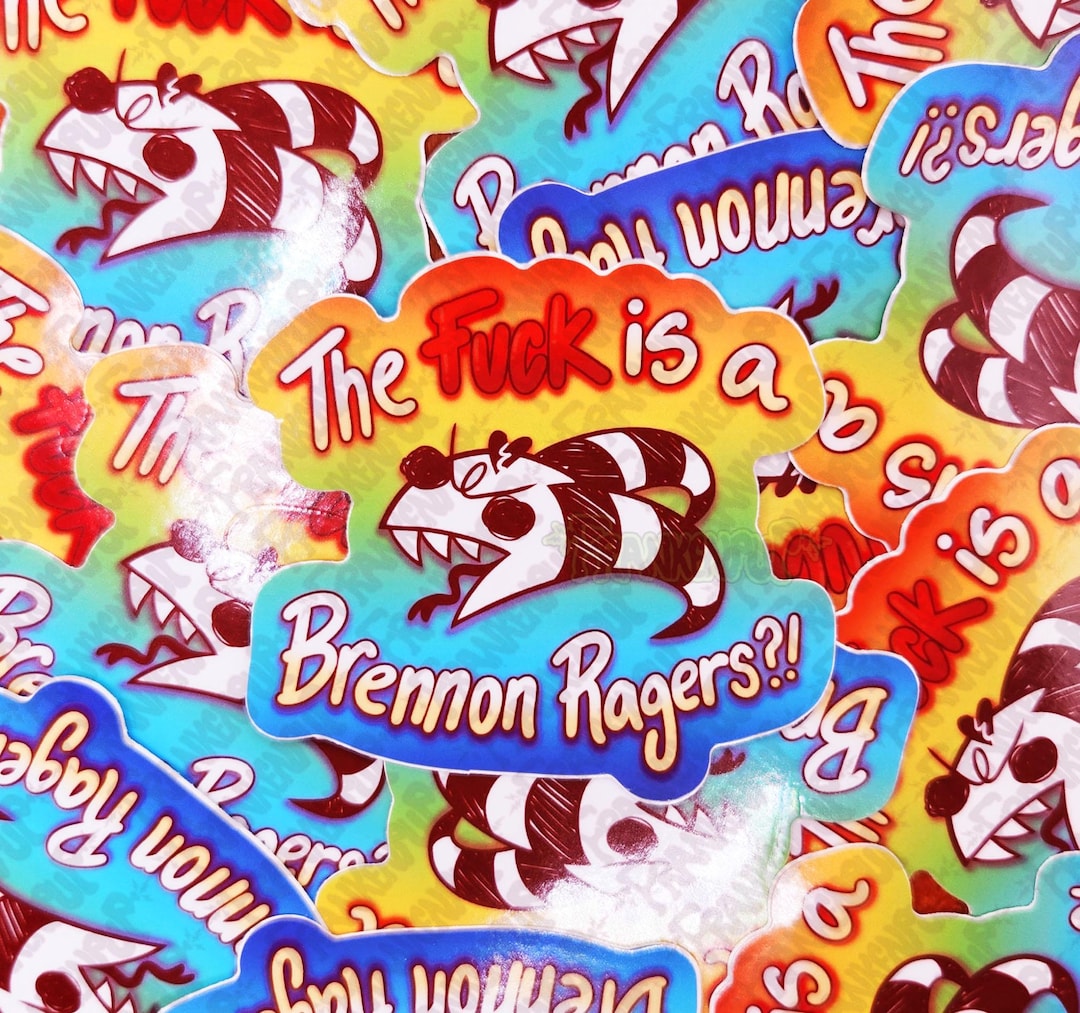 Helluva Boss Blitzo Brennon Rager's Sticker - Etsy