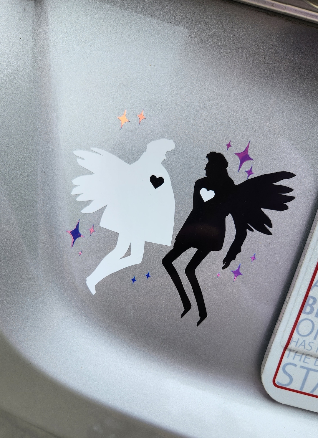 Angel & Demon Vinyl Decal - Etsy