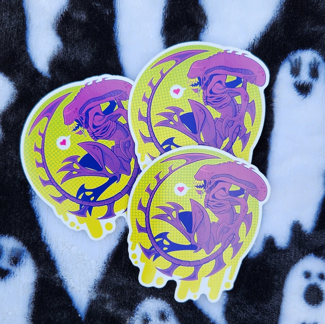Xenomorph Vinyl Sticker - Etsy