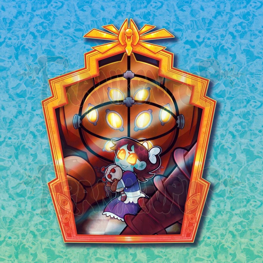 Bioshock Big Daddy Mirror Sticker - Etsy