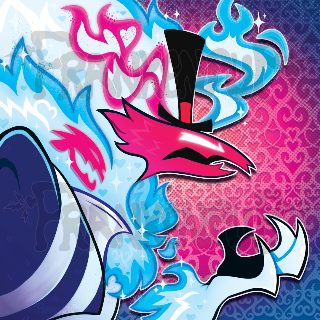 Mammon & Ozzie Helluva Boss Prints - Etsy