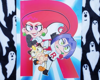 Team Rocket Recruitment Poster magikarp Submarine 11x17 Print - Etsy
