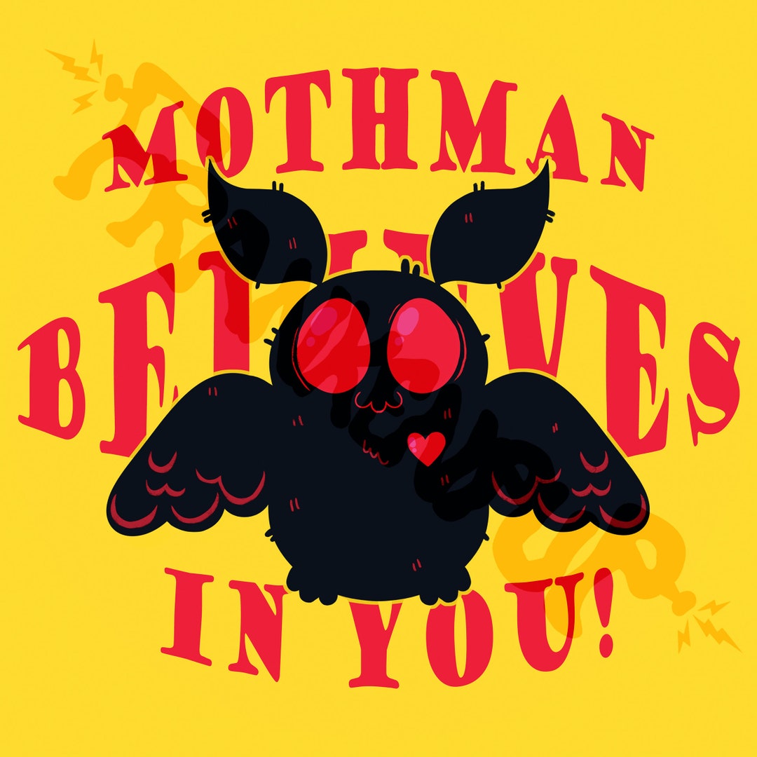 Mothman Inspiration Print - Etsy