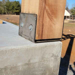 Heavy Duty Timber Frame Post Anchors. FREE SHIPPING LOWER 48 - Etsy