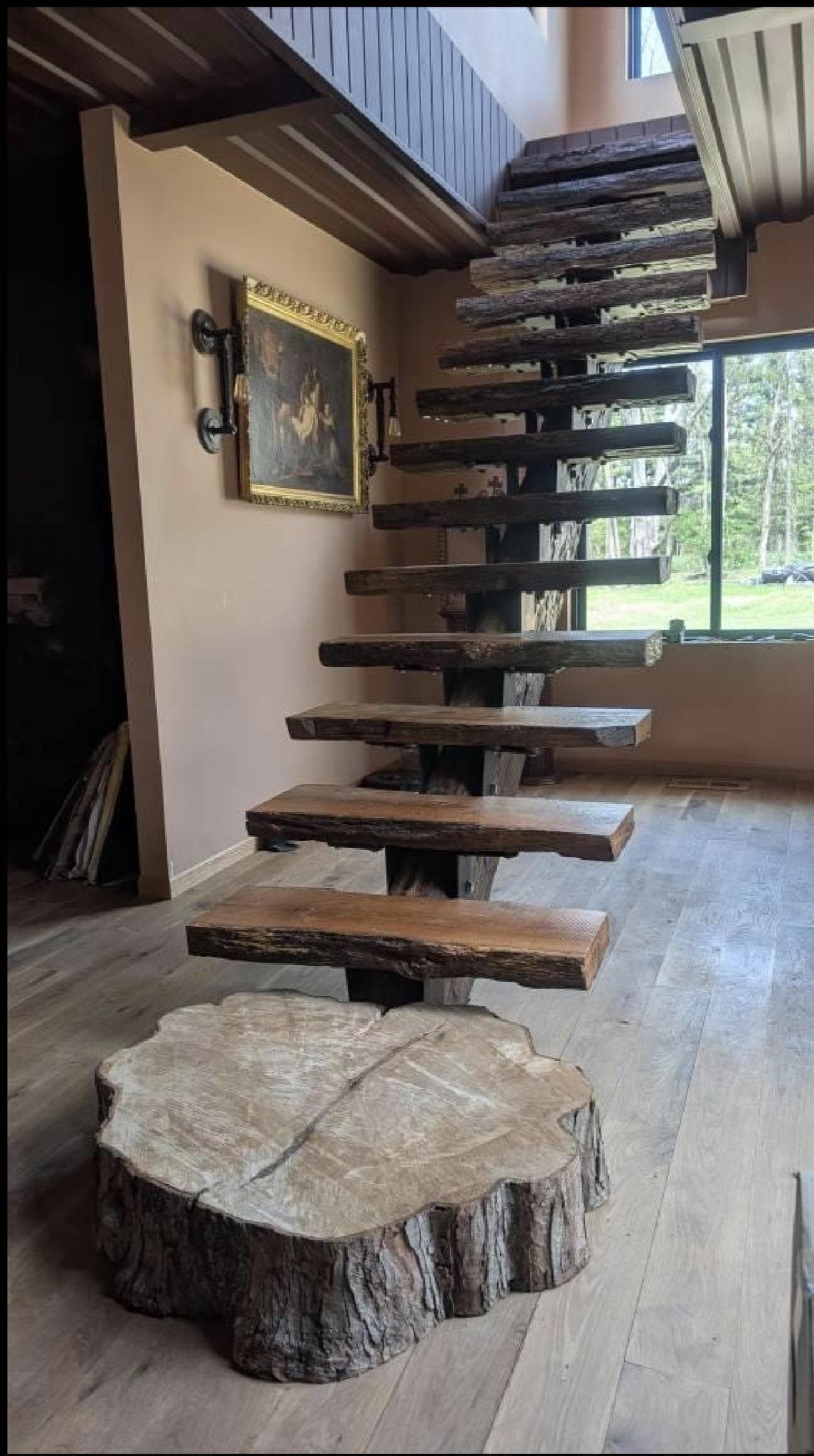 Mono Stringer Stair Brackets: DIY Floating Staircase, USA Made Steel ...