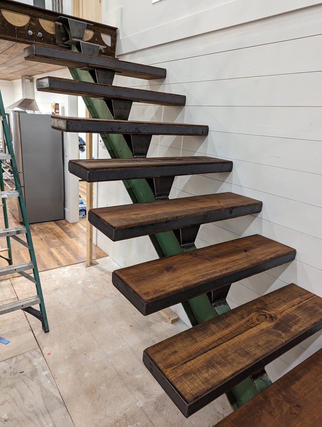 Mono Stringer Stair Brackets: Weld-on Steel Step Supports - Etsy