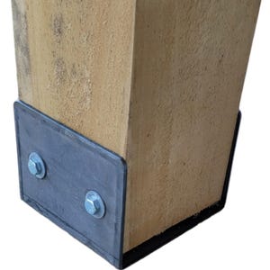 Heavy Duty Steel Timber Frame Post Anchors - Etsy