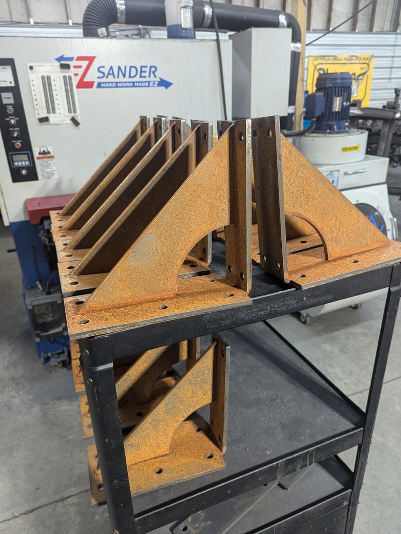 Heavy Duty Steel Beam Support Bracket: Rustic Timber Corbel - Etsy
