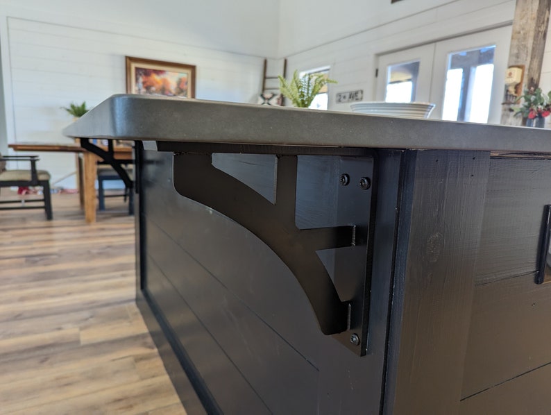 Heavy Duty Steel Counter Support Bracket: 10"x10"x3/8" Iron Corbel - Etsy