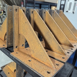 Heavy Duty Steel Beam Support Bracket: Rustic Timber Corbel - Etsy