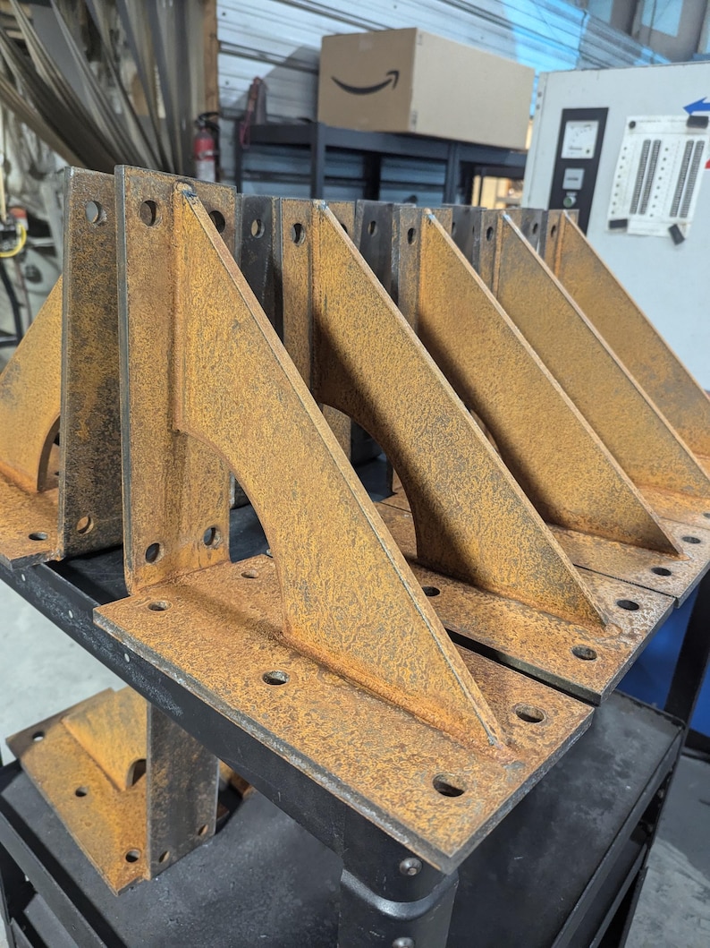 Heavy Duty Steel Beam Support Bracket: Rustic Timber Corbel - Etsy