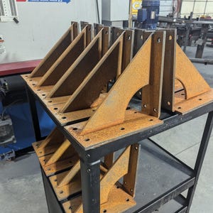 Heavy Duty Steel Beam Support Bracket: Rustic Timber Corbel - Etsy