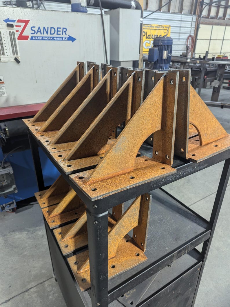 Heavy Duty Steel Beam Support Bracket: Rustic Timber Corbel - Etsy