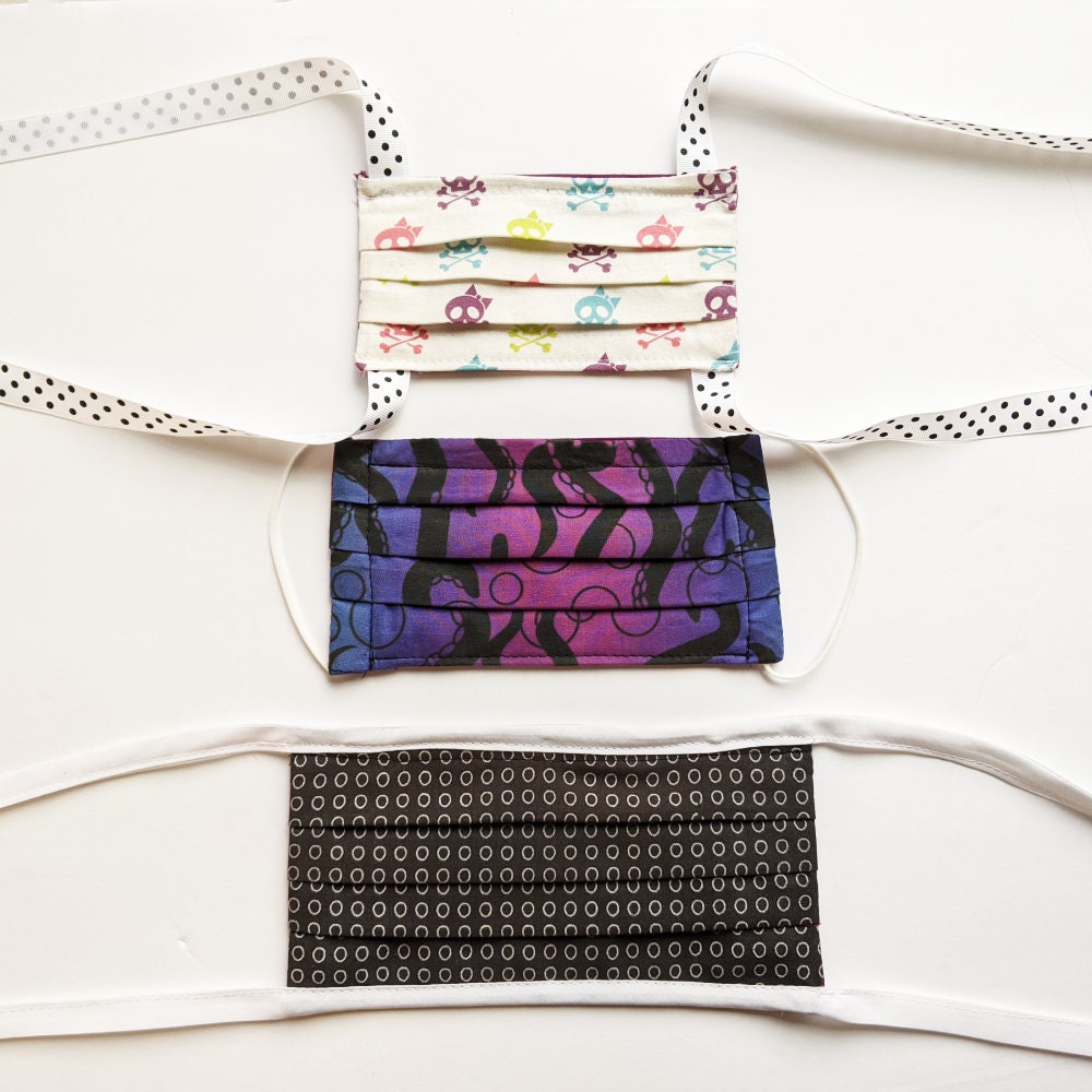 Pleated Face Mask SVG Sewing Pattern With Pleat Board for | Etsy