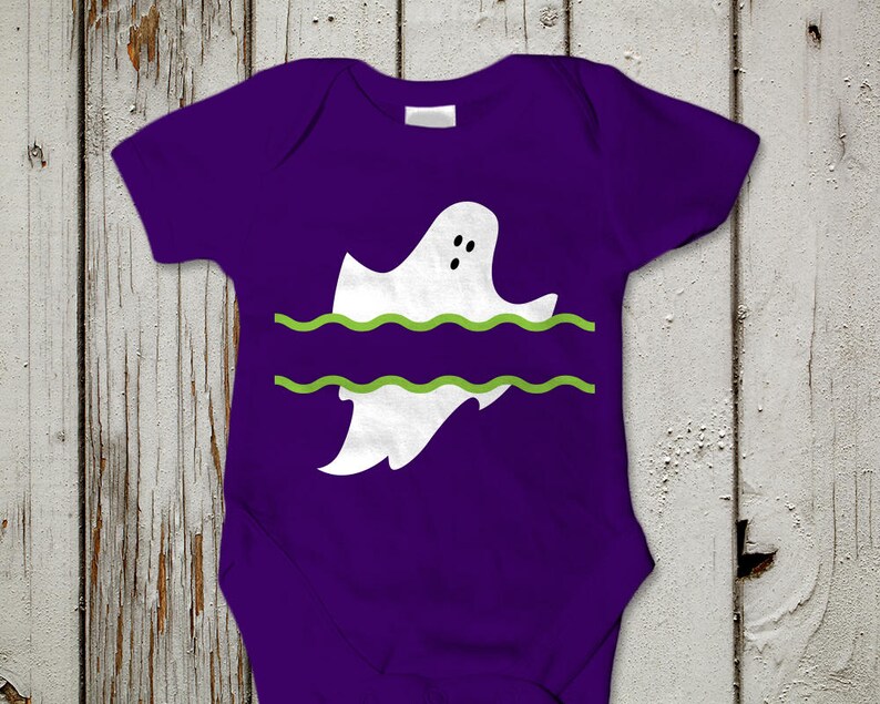 Ghost Split Halloween SVG File Template - Etsy