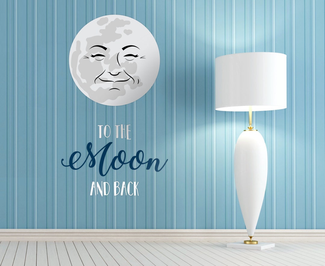 Man in the Moon SVG File Cutting Template - Etsy