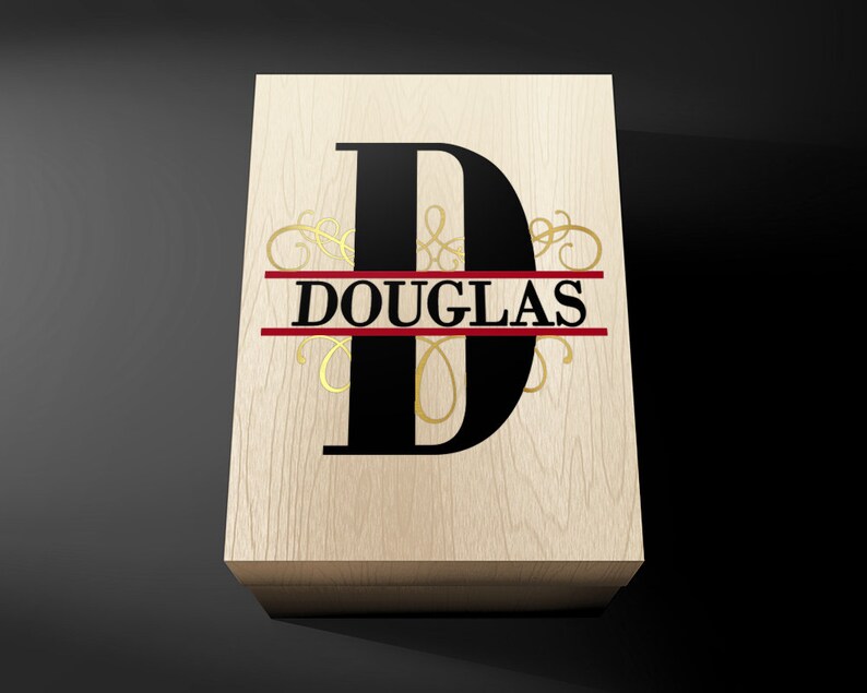 Ornate Monogram Letter Split SVG File Cutting Template Alphabet Set - Etsy