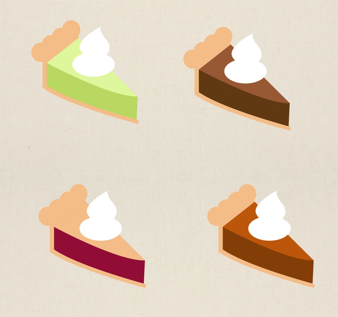 Pie Slice SVG File Template - Etsy