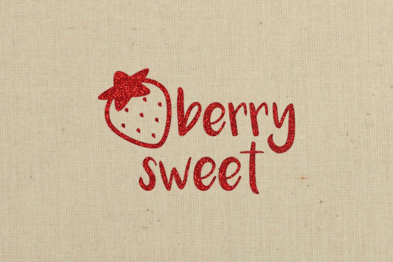 Berry Cute and Sweet SVG File Cutting Template Set - Etsy