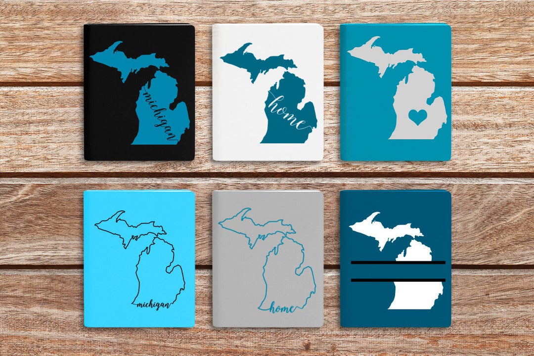 State of Michigan SVG File Cutting Template Set - Etsy